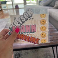 Custom Name Stickers in Color Planner and Journal Sticker Set ...