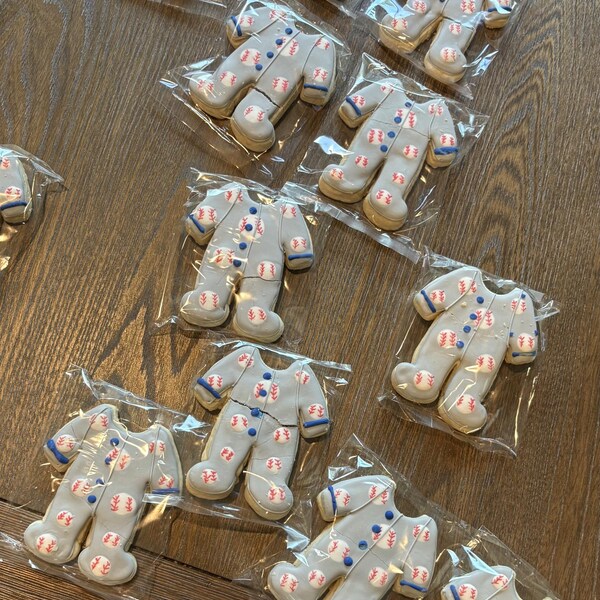 1/DZ Baseball Baby Shower Cookies | Little Slugger Baseball Cookies - Etsy