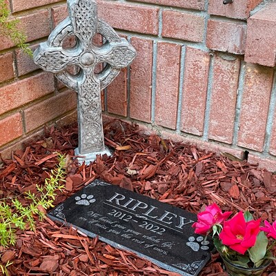 Solid Rock Stoneworks Cross on Base Preaged - Etsy