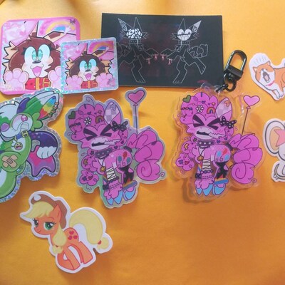 Pinkie Pie My Little Pony Holographic Sticker scenecore/webcore - Etsy