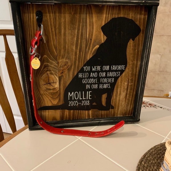 Personalized PET MEMORIAL for Collar or Photo DOG Memorial or Cat ...