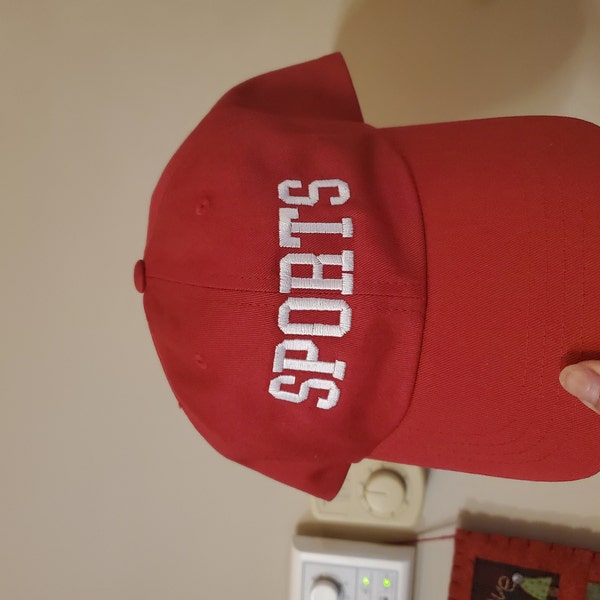 Sports Red Embroidered Adjustable Hat, Norm Macdonald That Show Cap ...