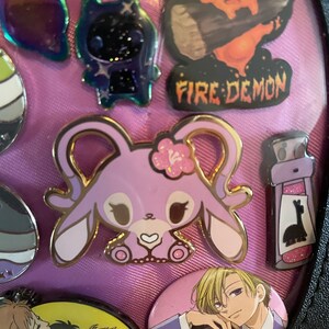 Elemental Foxes Enamel Pins Cute Kawaii Chibi Rainbow Anime | Etsy