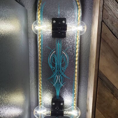 Skateboard Lamp Checkerboard - Etsy