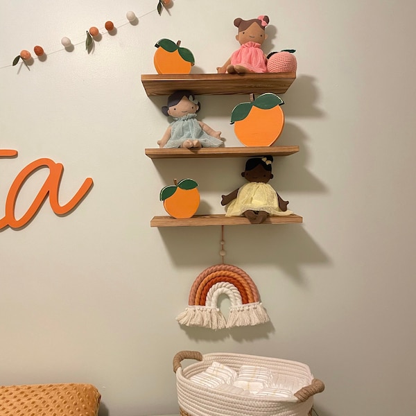 Wood Peach, Rustic Peach, Peach Decor, Peach Theme, Peach Tiered Tray ...