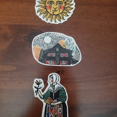 Mary Shelley Sticker Set With Lord Byron, Percy Shelley Frankenstein ...