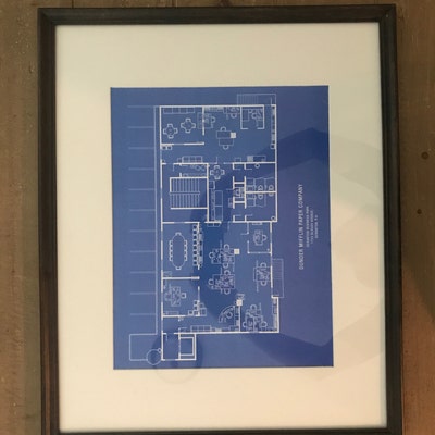Dunder Mifflin Floor Plan: the Office TV Show the Office - Etsy UK