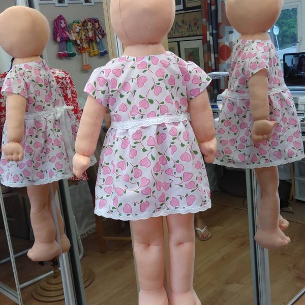 Large Doll Sewing Pattern - 32 Inch Life Size Toddler Doll - Gertie ...