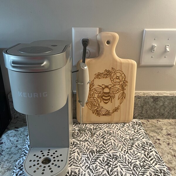 Cute Floral Honey Bee Cutting Board Gift for Bee Keeper, Flower Honey ...