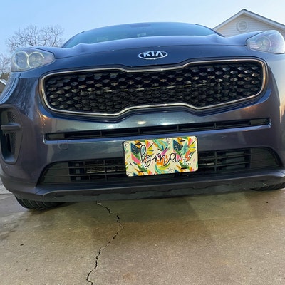 Mama Leopard License Plate, Custom Car Tag for Women, Car Coasters ...