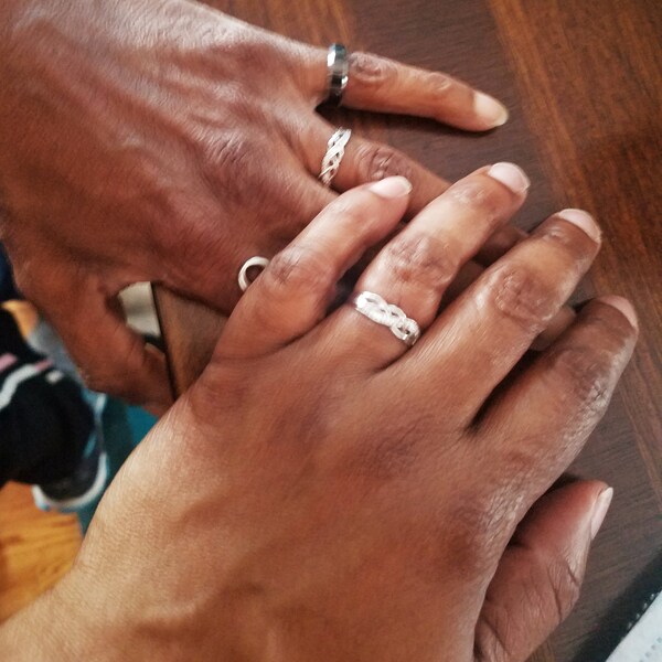 Sterling Silver Women's Ring ~ Diamond Band ~ Promise Ring ~ CZ ~ Cubic ...