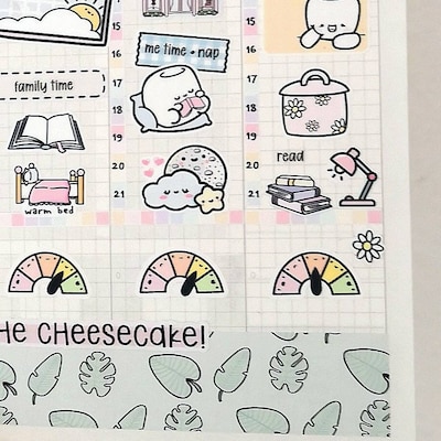 38 Car Maintenance Kawaii Cute Planner Stickers SSC0006 - Etsy