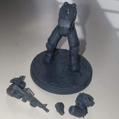 The Big Guy Secret Service sculpted by Vermillion Miniatures - Etsy