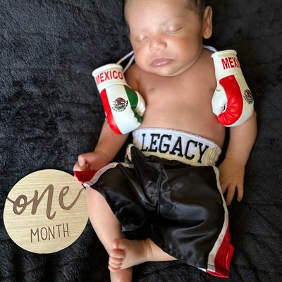 Baby Halloween Boxing Set: Personalized Robe Shorts and - Etsy