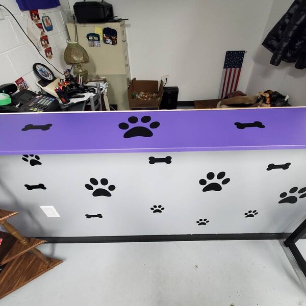 Dog Wall Decals - Dog Wallpaper - Dog Paw Wall Decals - Dog Paw Decals ...