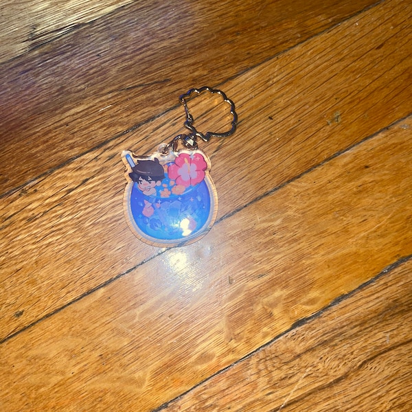 OMORI Charms OMORI Keychains Beach Set | Aubrey Charm, Kel Charm, Hero ...