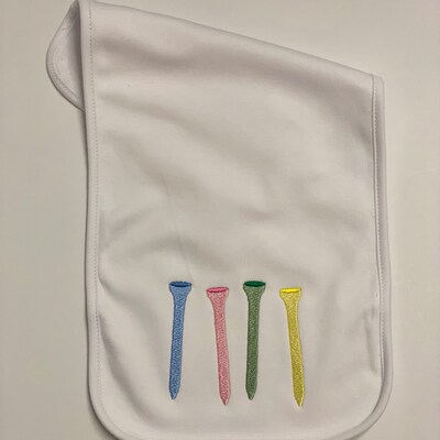 Colorful Tees Machine Embroidery Design, Golf Tees Embroidery Pattern ...