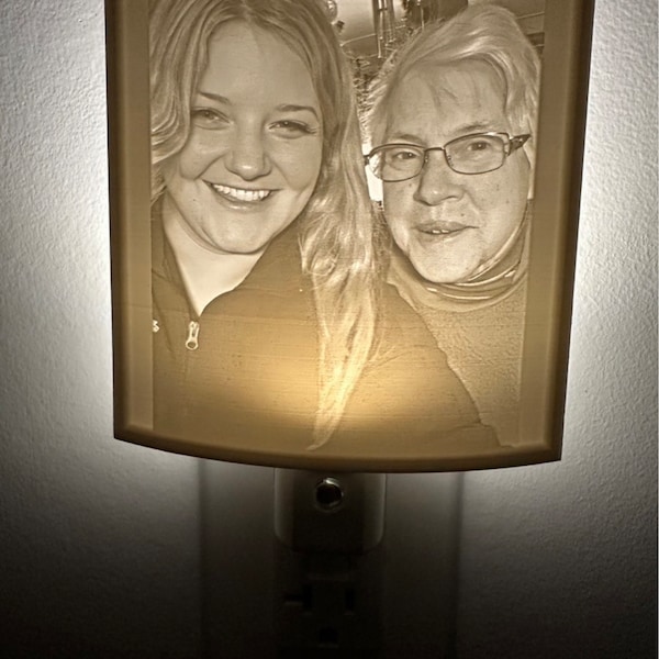 Custom Nightlight, Your Picture Made Into a Stunning 3D Printed Night ...
