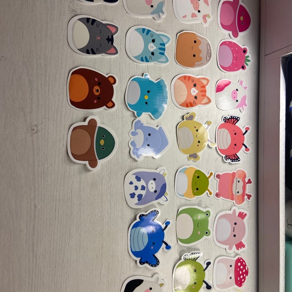 Squishmallows Stickers / Set of Squishmallow Stickers - Etsy