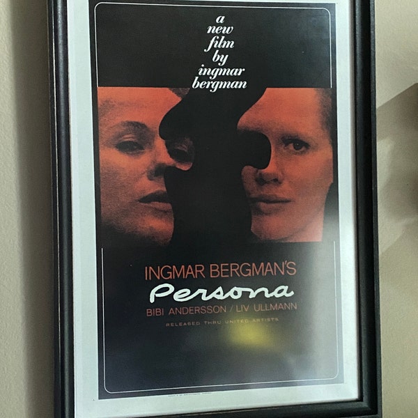 Persona Ingmar Bergman Cult Movie Poster Reprint 18x12 Inches Approx ...