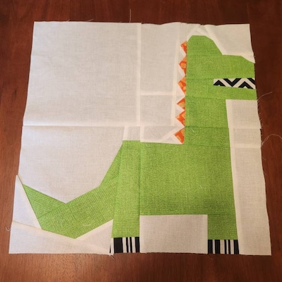 Dinosaur Paper Pieced Quilt in PDF - Etsy