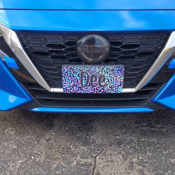 Bigfoot Alien UFO License Plate - Custom Cryptid Car Tag - Personalized ...