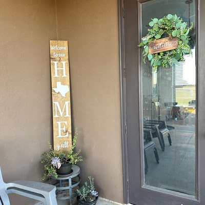 Blessed Welcome Front Porch Sign, Welcome Sign, Porch Sign, Welcome ...