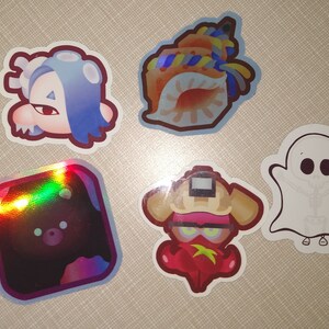 Splatoon Inspired Fan-art Badge Stickers HOLOGRAPHIC - Etsy UK