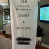 Custom Canvas Banner, Hand Embroidered Canvas Sign, Custom Sign for ...