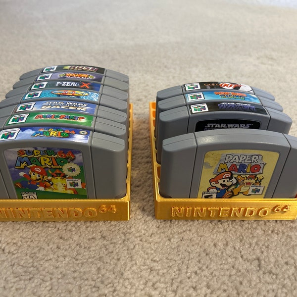 Nintendo 64 Game Organizer - Etsy
