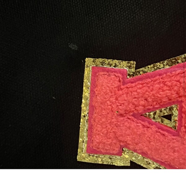 Checkered Backpack, Girls Backpack With Patches, Custom Letter Patch ...