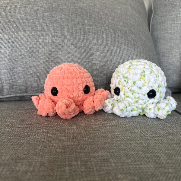 Pdf-octoplushie Rattle No Sew Crochet Pattern With Crochet Eye ...