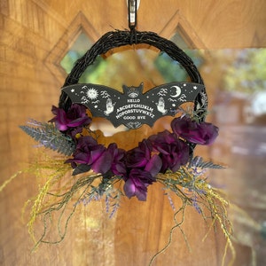 Intention Set Lg Mushroom Wreath/ With Spell-jar/ Crystals and - Etsy