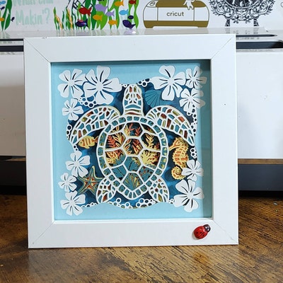 3d Spring Tree Shadow Box Svg, 3d Spring Tree Svg, 3d Shadow Box Svg ...