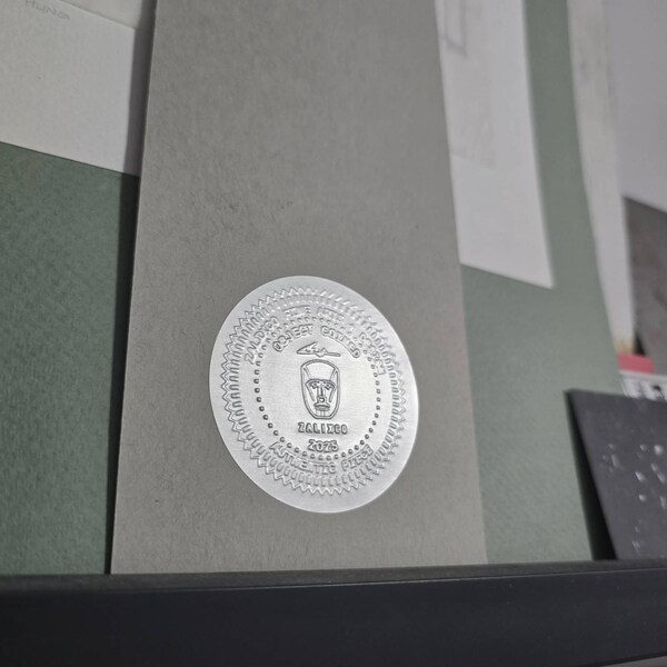 Matte Silver Foil Seal|1 Inch Round Silver Seal|foil Sticker|round ...