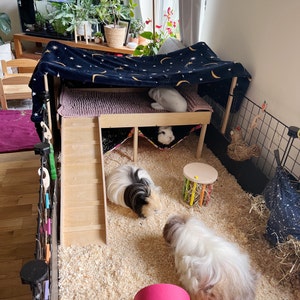 Two Tower Turrets for Rabbit Play House Exercise Small Animal - Etsy UK