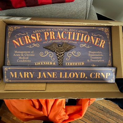 Nurse Practitioner Wood Sign With Optional Personalization - Etsy