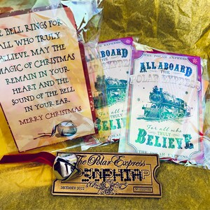 Personalized punched Polar Express Christmas - Etsy