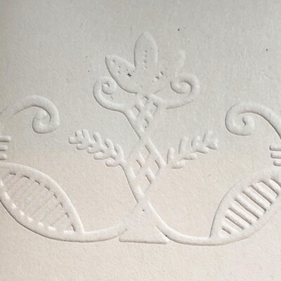 Custom Logo Embossing Stamp, Logo or Emblem Embosser, Wedding Logo ...
