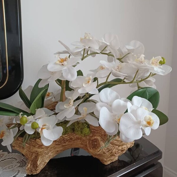 Floating Teacup Waterfall Pouring Foam Flowers Gift Home Décor Tea ...