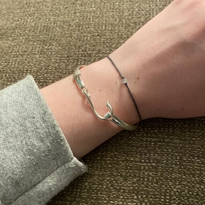 Fish Hook Bracelet Made on Cape Cod. Bracelet Made in Sterling Silver ...