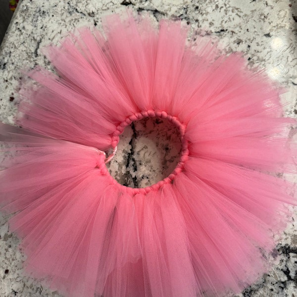 Bubblegum Pink Tutu, Baby Fluffy Tutu, Pink Birthday Tutu, Girl Pink ...