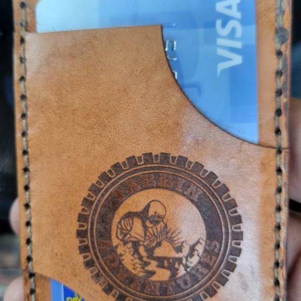 Handmade Leather Card Holder Pattern - Etsy