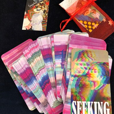 Sapphic Static Oracle Deck 48 Card Deck for Intuitive Queer - Etsy