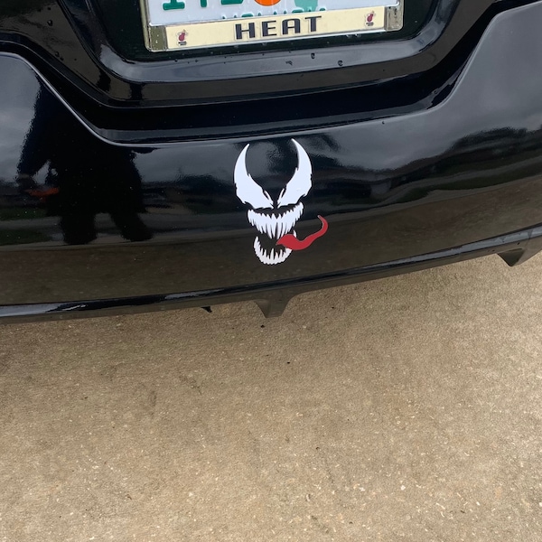 Venom Inspired Car Window Laptop Decal - Etsy
