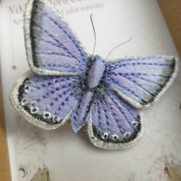 Monarch Butterfly Brooch, Realistic Embroidered and Hand Painted ...