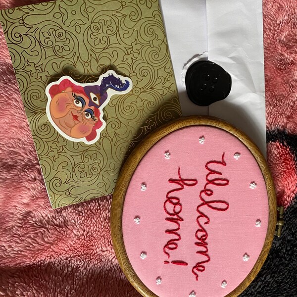 Wybie Lovat Embroidery - Button Eye - Wybie Lovat - Coraline - Finished ...