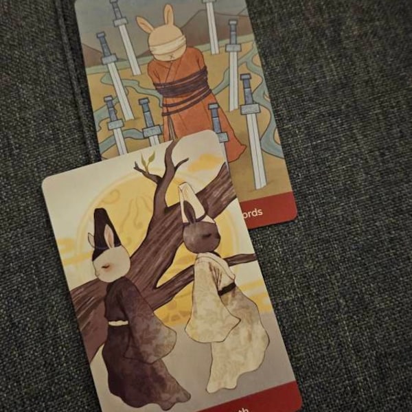 The Sage Rabbit Tarot | 78 Cards | Unique Asian Art Indie Deck for ...
