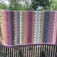 Overlay Mosaic Crochet Afghan/blanket Pattern Ancient Stories. - Etsy ...