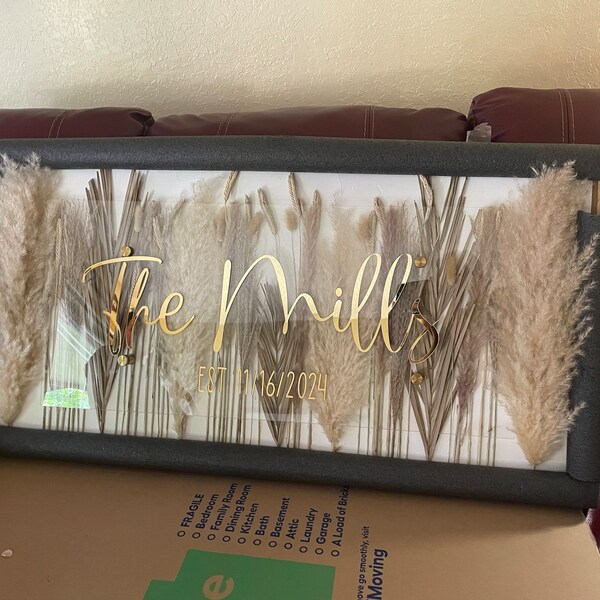 Personalized Cowhide Wedding Backer, Nursery Sign, Rug, Western Decor ...